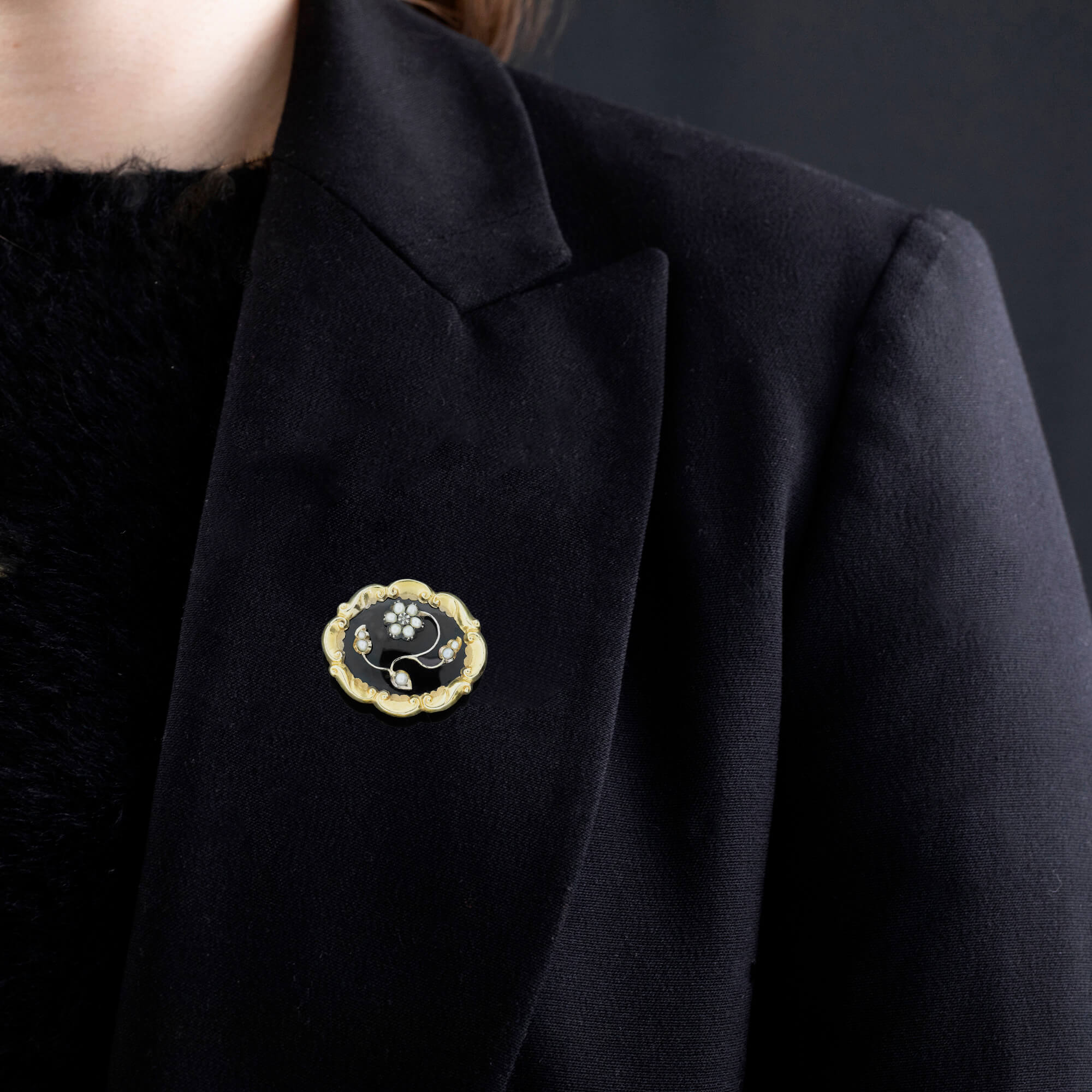 Early Victorian Mourning Brooch Circa 1840s | Gerard McCabe Antiques ...