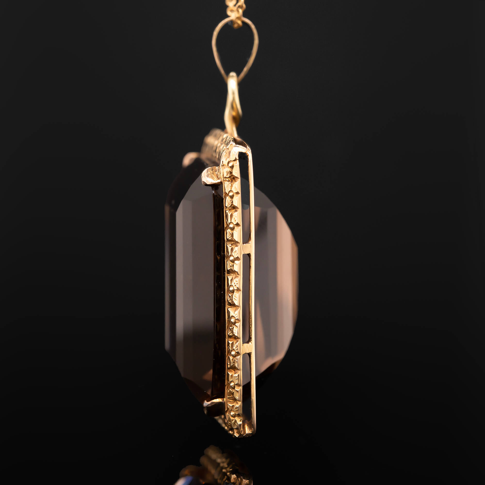 Modern Smoky Quartz Pendant Circa 1980s. | Gerard McCabe Antiques