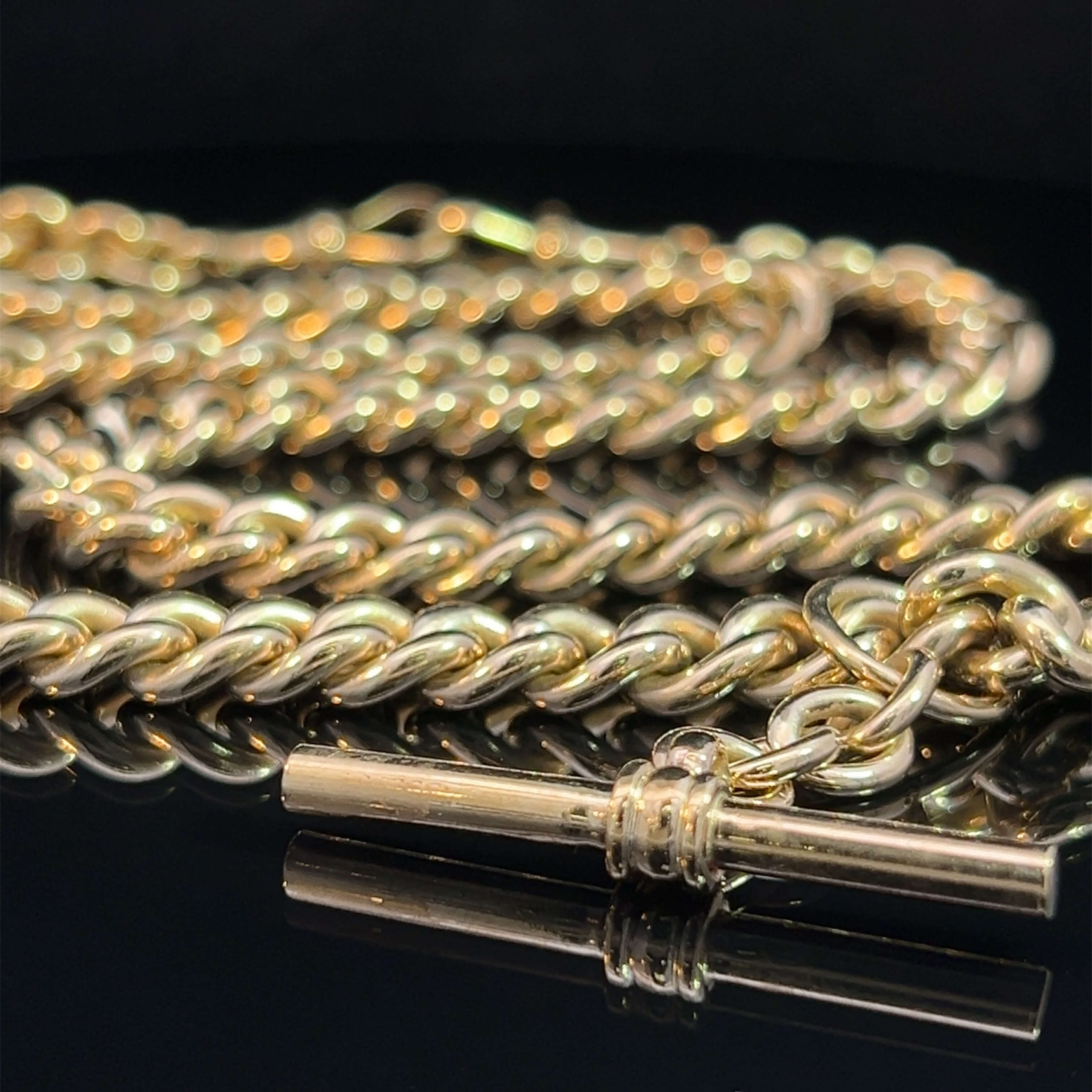 Modern Gold Fob Chain Circa 2000s | Gerard McCabe Antiques