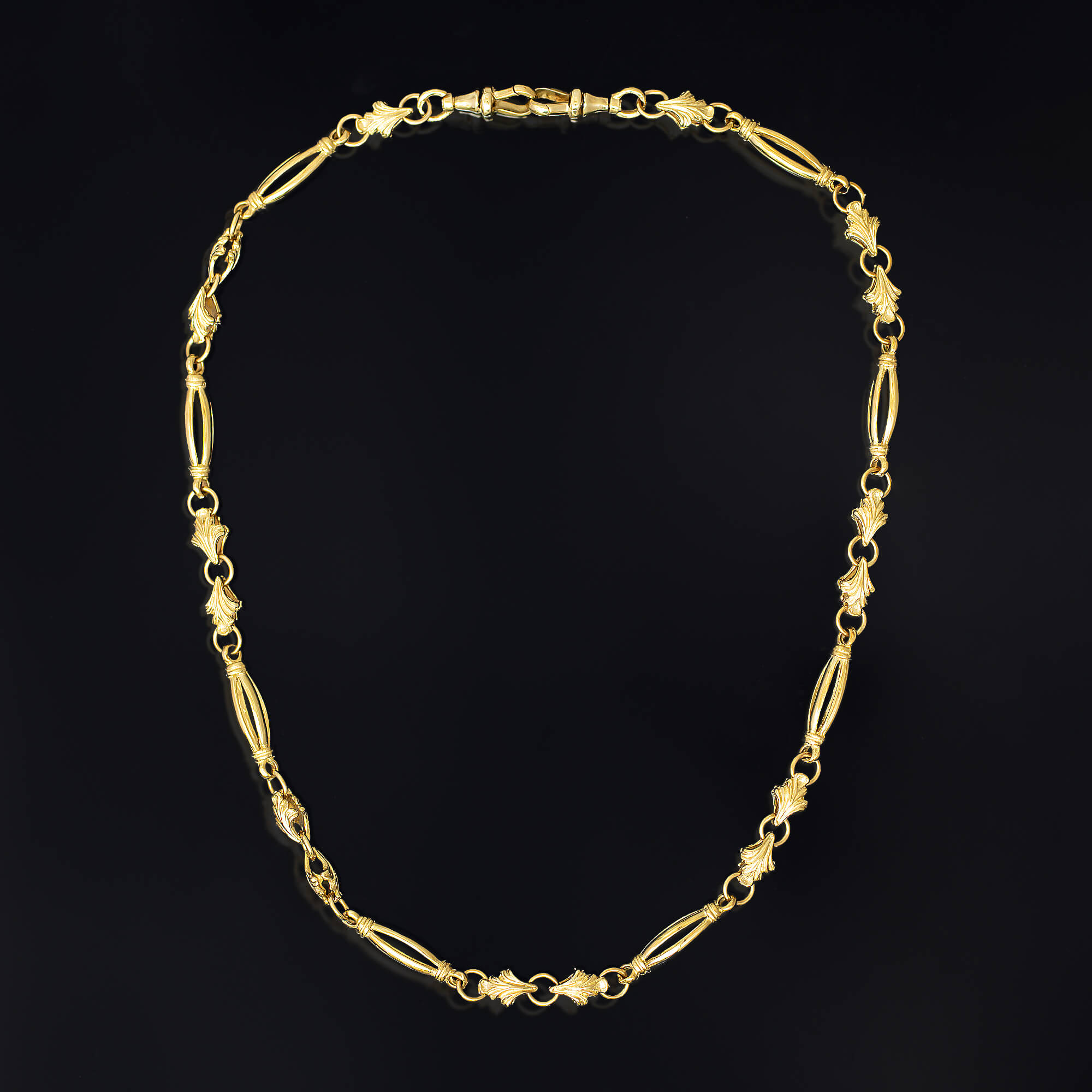 Modern 9ct Gold Fancy Chain Circa 2000s | Gerard McCabe Antiques