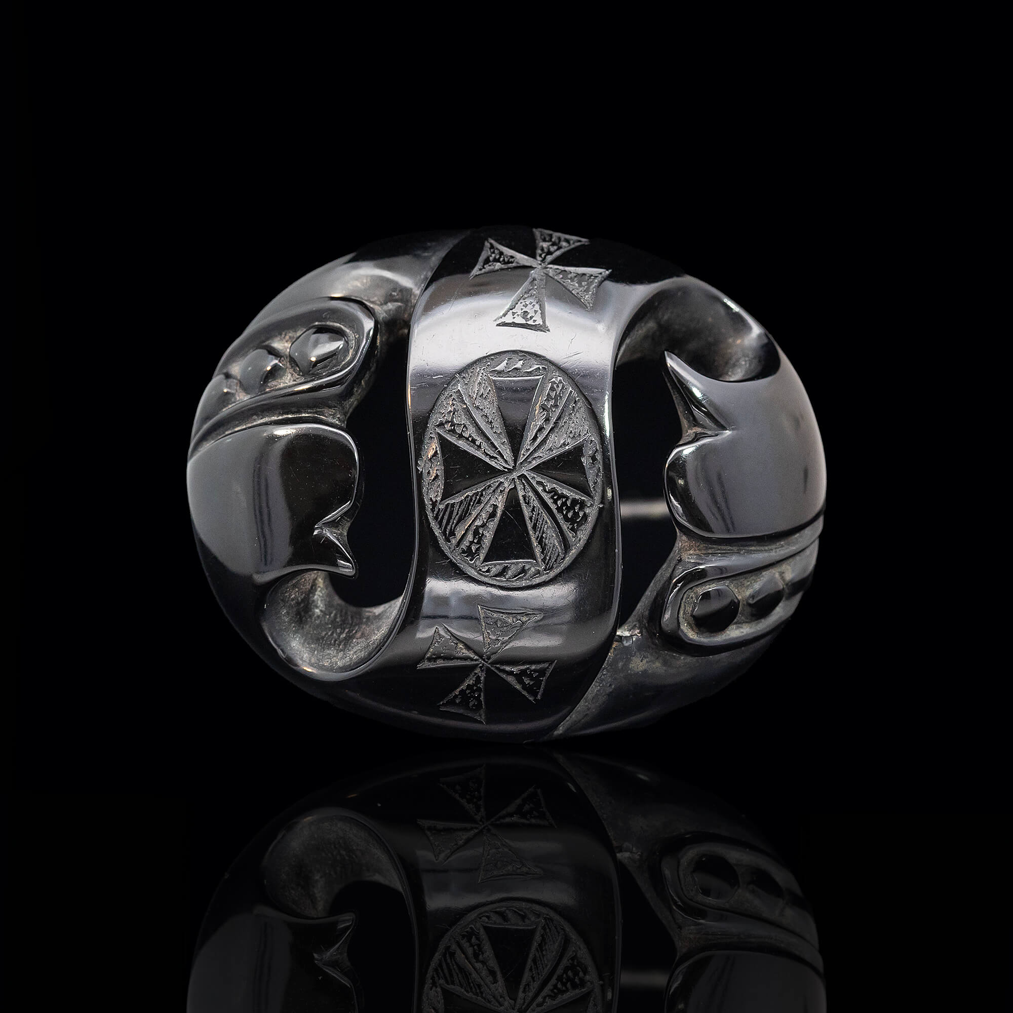 Victorian Jet Brooch Circa 1880 | Gerard McCabe Antiques