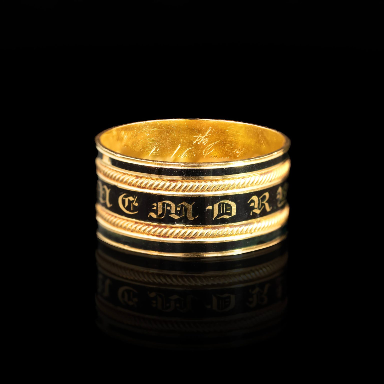 Georgian Memorial Ring Circa 1820s | Gerard McCabe Antiques